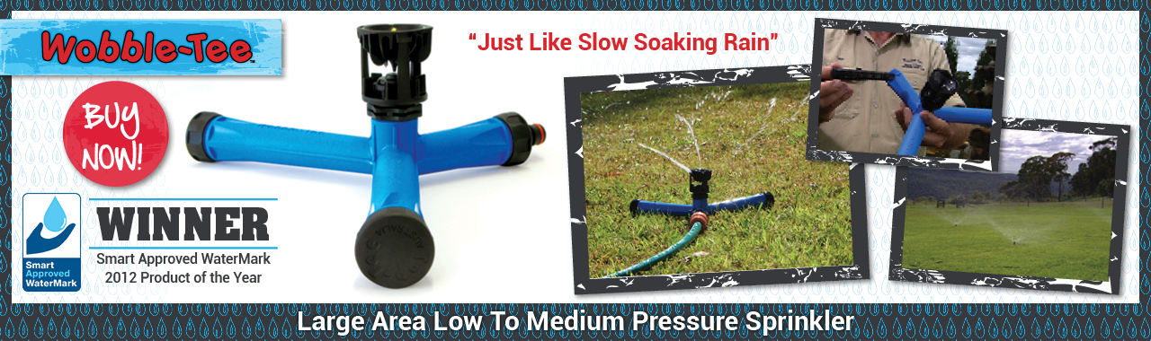 Wobble-Tee Water Efficient Sprinklers