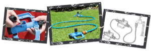 Clever Drop Sprinkler | Wobble-Tee Water Efficient Sprinklers